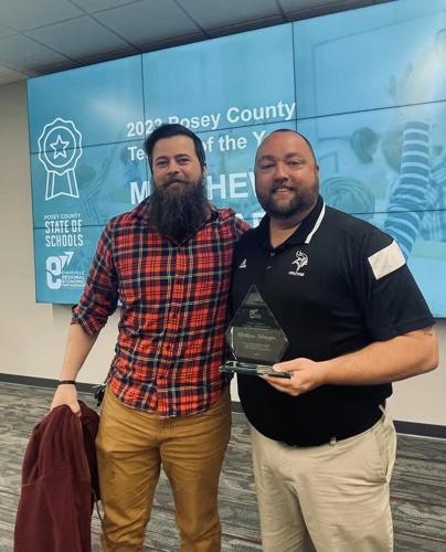Matthew Winegar receives Posey County Teacher of the Year Award | News ...