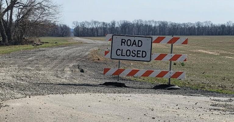 Landslide closes KY 667 in Union County after recent flooding ...