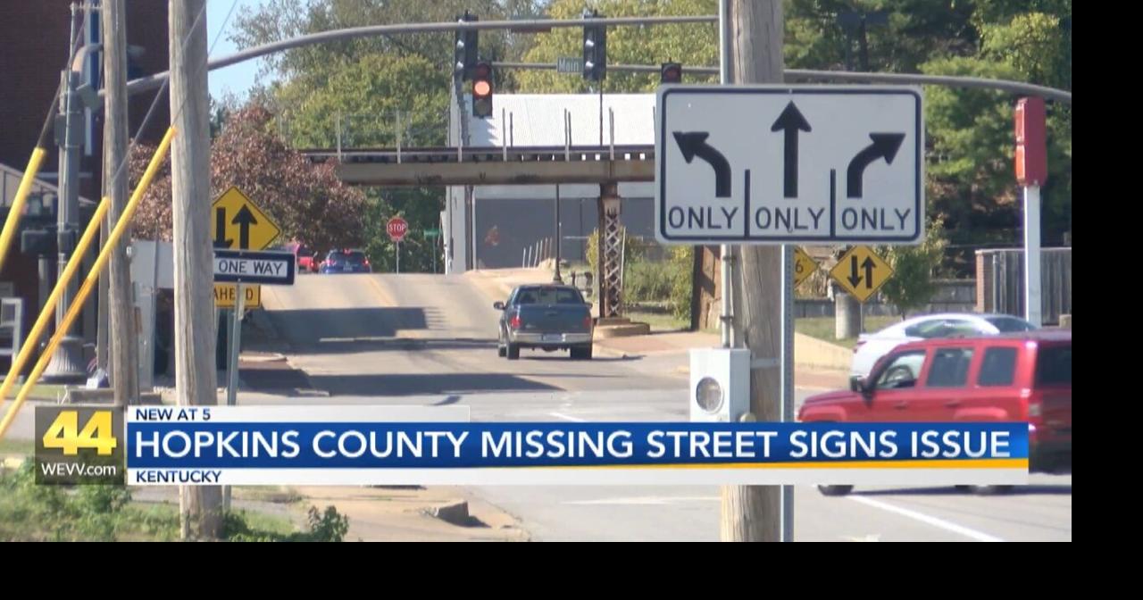Hopkins County has an increase in missing local road signs | News ...