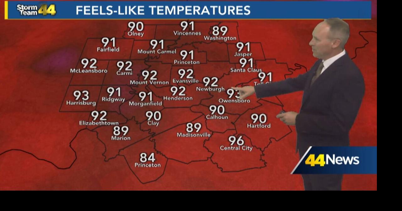 Evening temperatures right around 90 degrees! | Weather | wevv.com