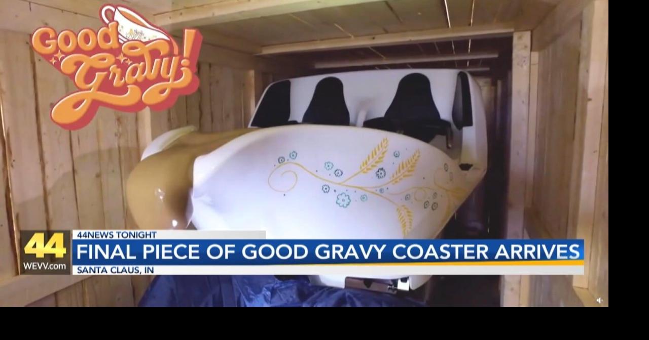 Holiday World's final piece of their new Good Gravy Coaster arrived ...