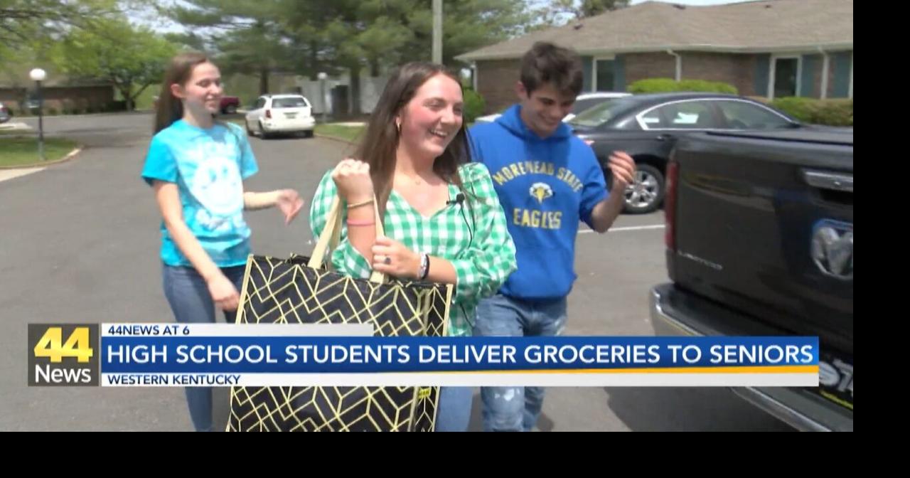 From senior to senior; Webster County High School students deliver groceries to senior citizens ...