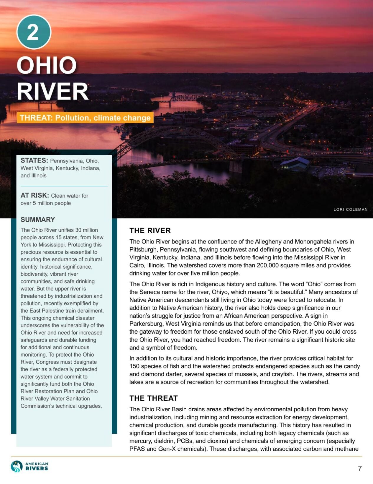 Ohio River named second-most endangered river in the US by new report ...
