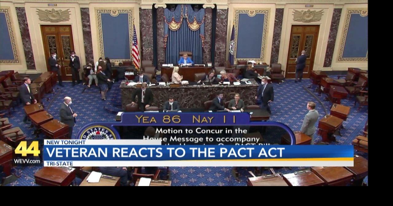 Veteran reacts to Senate passing the Pact Act | News | wevv.com