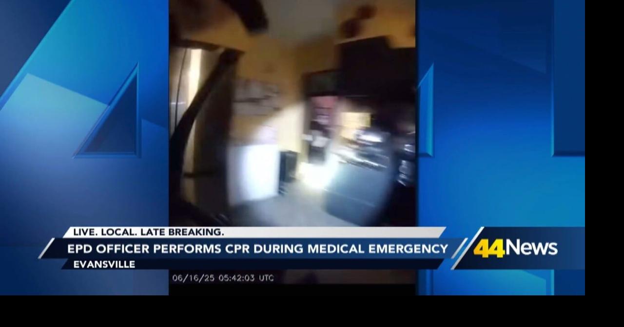 EPD officer performs CPR during medical emergency | Video | wevv.com