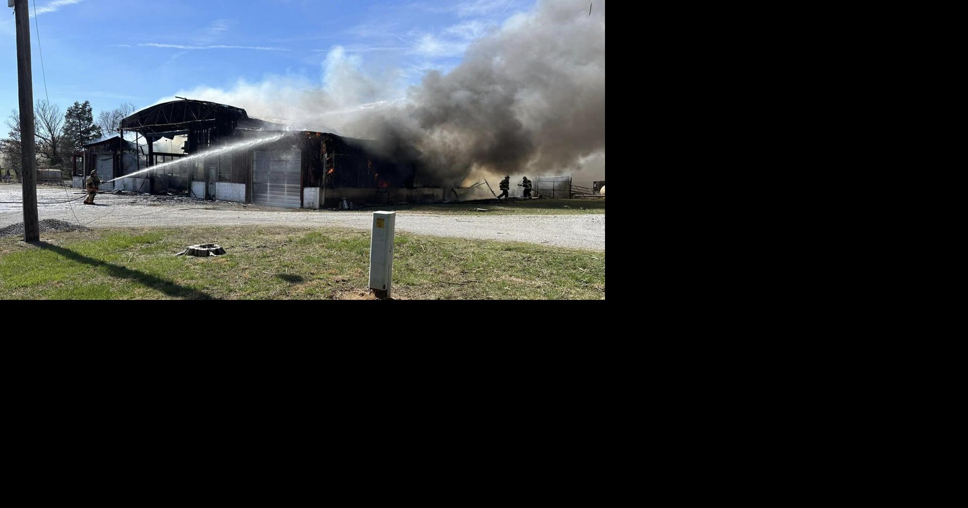 Greenville Fire Department battling large fire | News | wevv.com