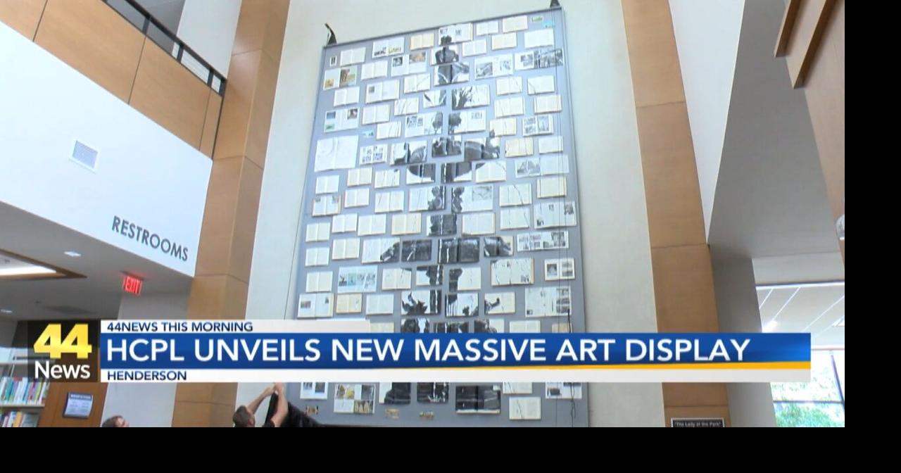 Massive art wall unveiled at Henderson County Public Library | Kentucky ...