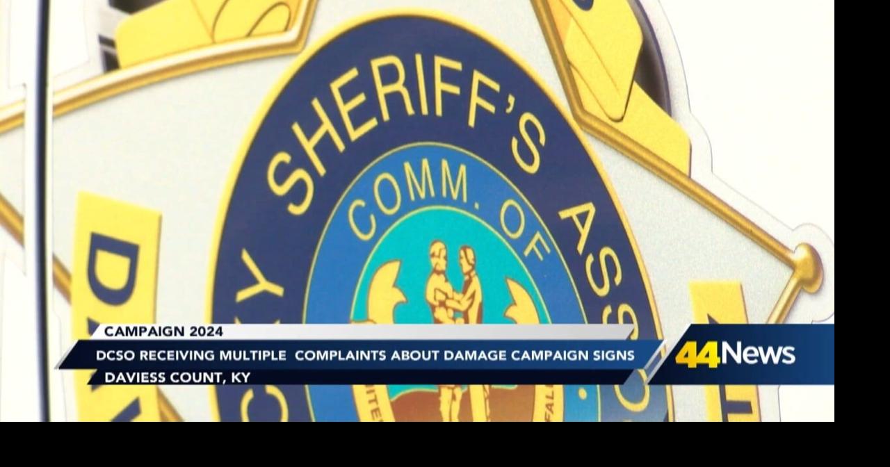 DCS out with a warning for those stealing or damaging campaign signs ...