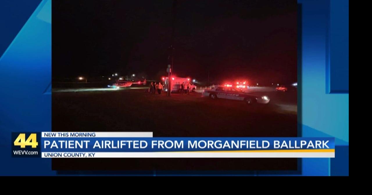 Person airlifted from Morganfield Ballpark | Video | wevv.com