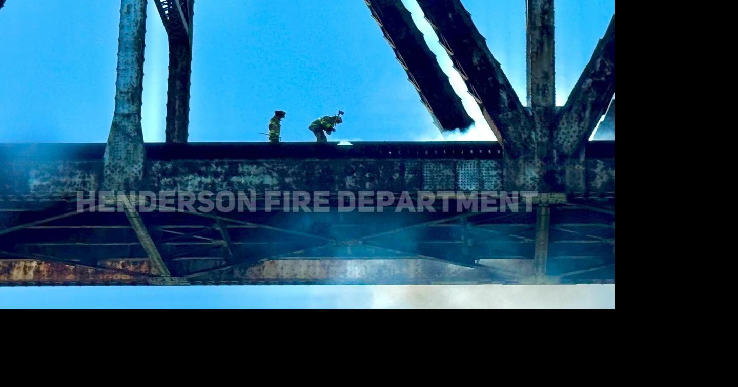 Henderson fire crews respond to fire on CSX railroad bridge | News ...
