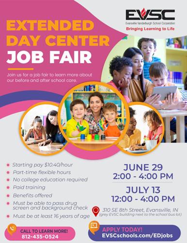EVSC hosting Extended Day Center job fair | Indiana | wevv.com
