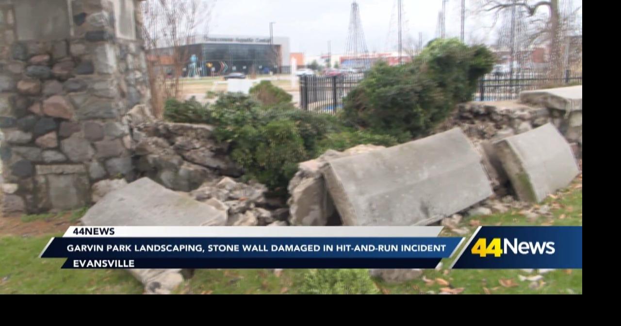 Stone wall and landscaping damaged at Garvin Park, police investigate ...