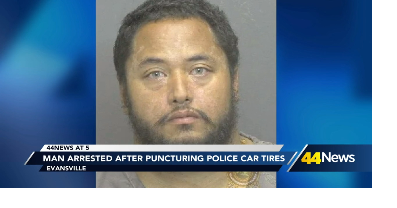 Man arrested after slashing the tires of EPD patrol cars | News | wevv.com