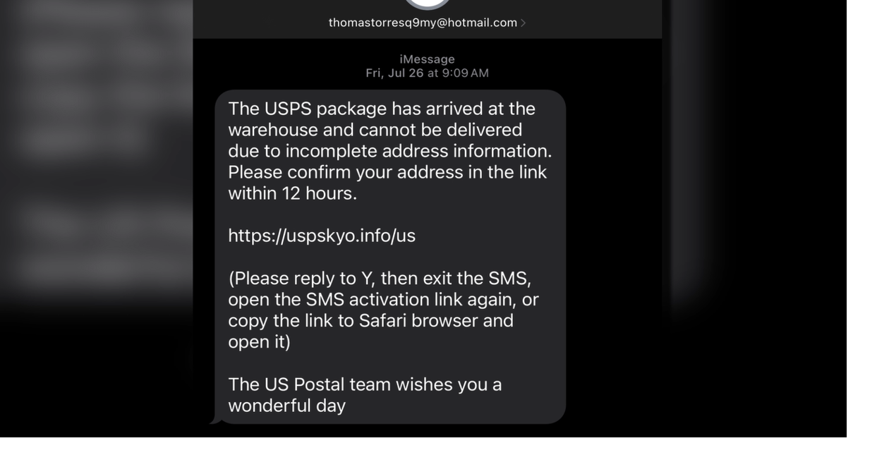 Fake USPS text messages scamming residents | News | wevv.com