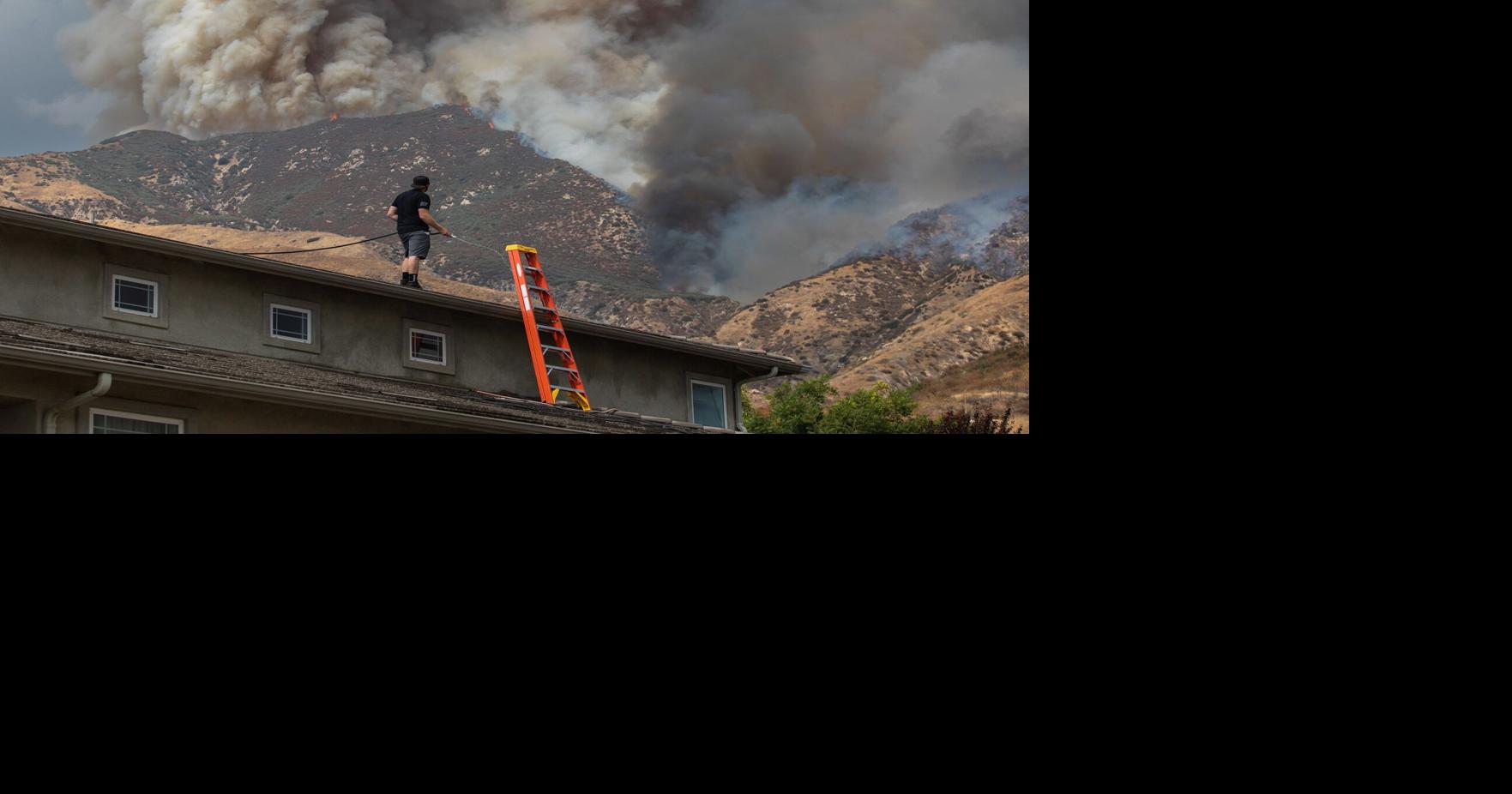 Residents flee as California and Nevada wildfires get dangerously close ...
