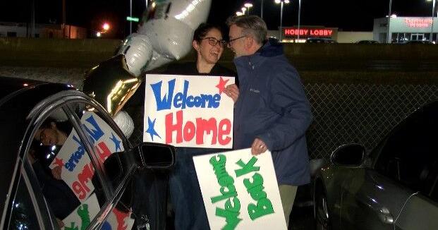 Evansville police officer Jordan Rundle returns home after life ...