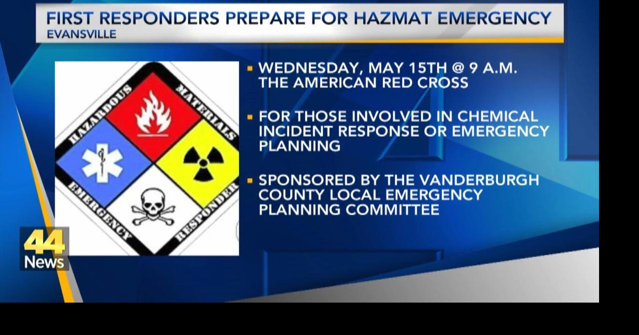 Evansville first responders prepare for hazmat emergency | Video | wevv.com