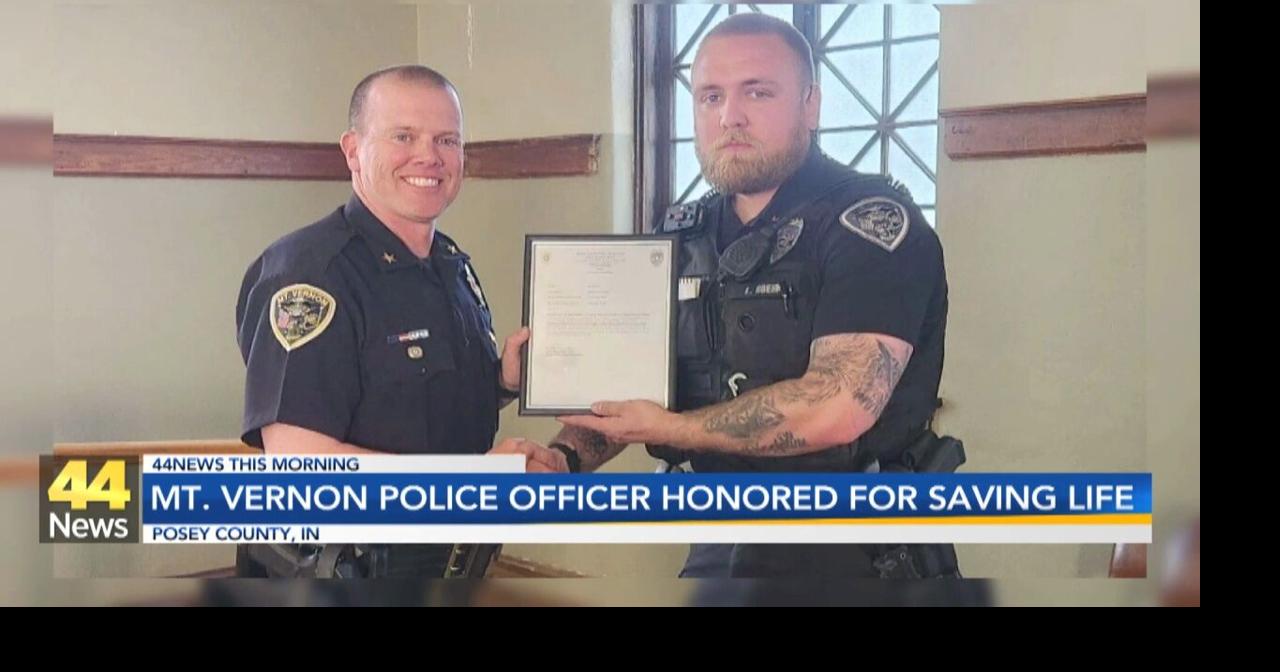 Mt. Vernon police officer honored for saving teen's life from overdose ...