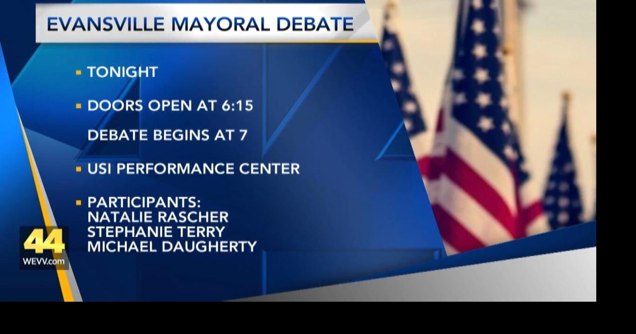 Evansville mayoral debate happening Wednesday night | Video | wevv.com