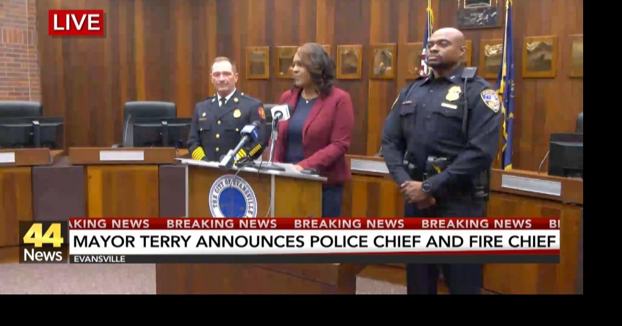 New chief of police and fire chief named in Evansville | Video | wevv.com