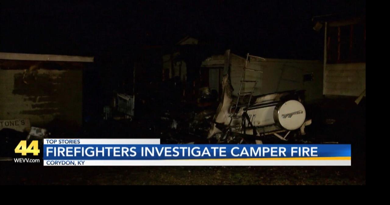 Firefighters investigate camper fire in Corydon | Video | wevv.com