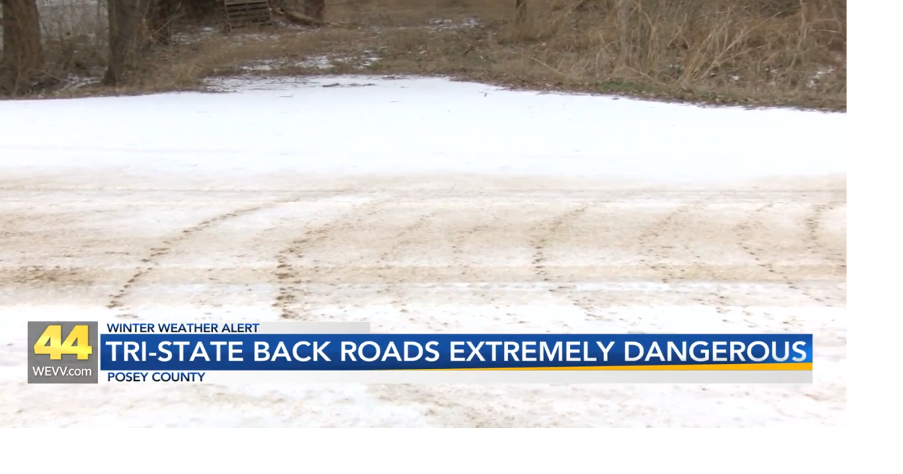 Crews in Posey County continue to try and melt icy roads | Indiana ...