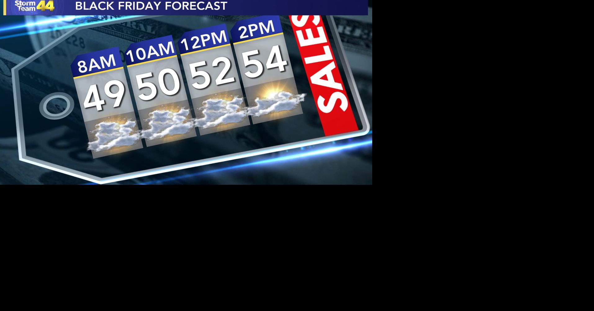 Gloomy start to Black Friday; clearing skies this afternoon | Weather ...