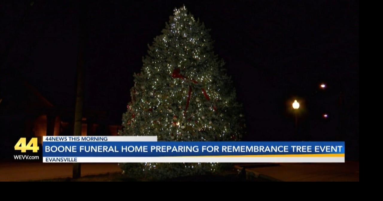 Boone Funeral Home preparing for remembrance tree event | Video | wevv.com