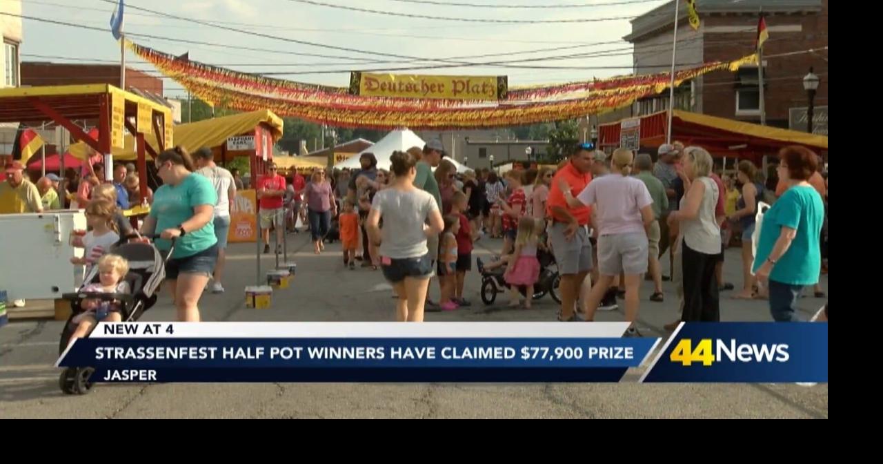 Strassenfest half-pot winner have claimed the $77,900 prize | Video ...