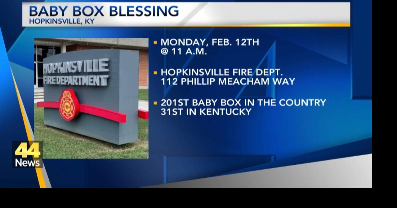 Hopkinsville Fire Department to unveil new baby box | Video | wevv.com