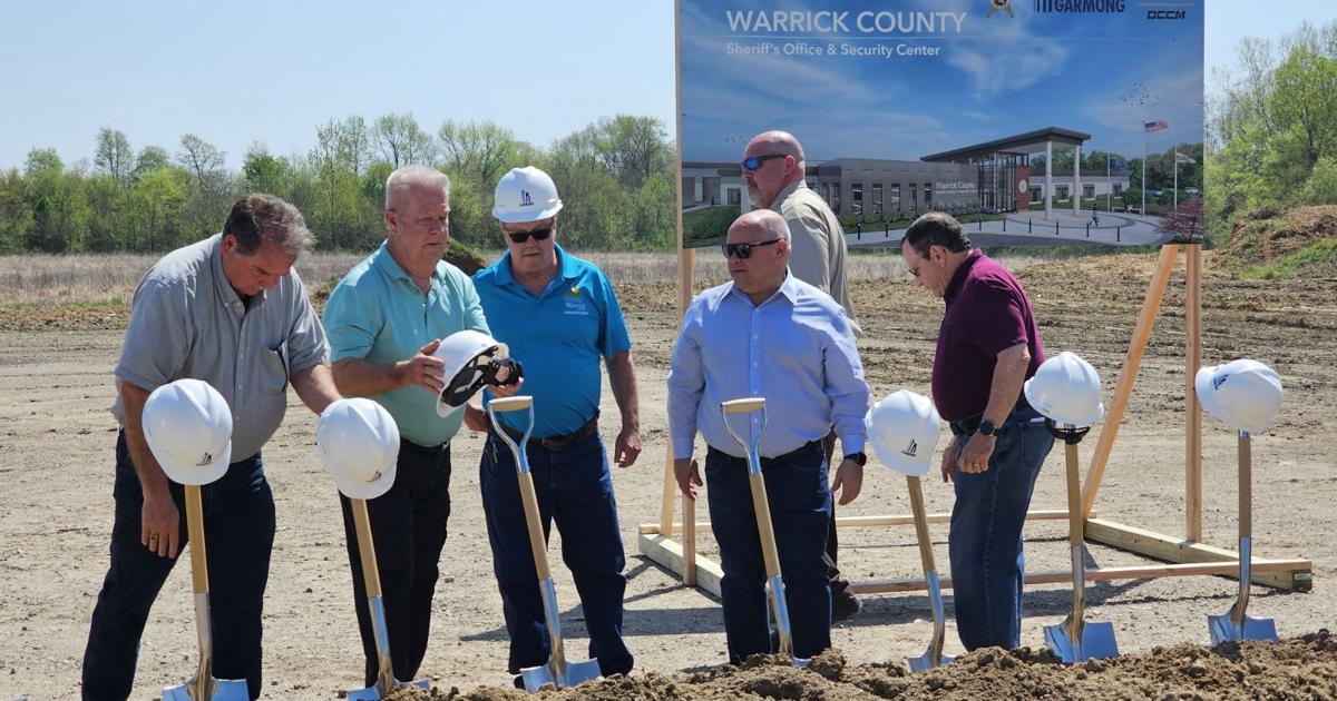 Officials Break Ground On New Warrick County Jail And Security Center