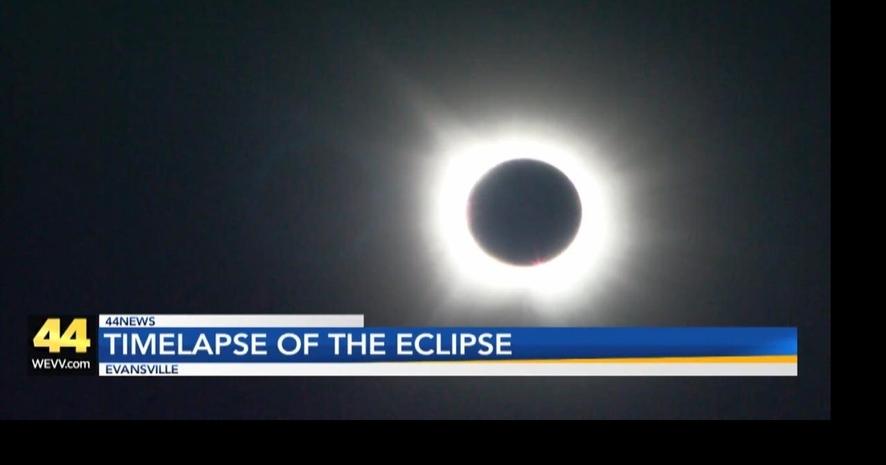 Timelapse of the April 8, 2024 total solar eclipse | Video | wevv.com