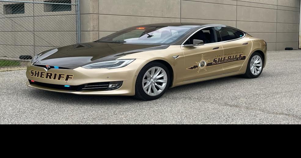 Vanderburgh County Sheriff's Office unveils new fully-electric patrol ...