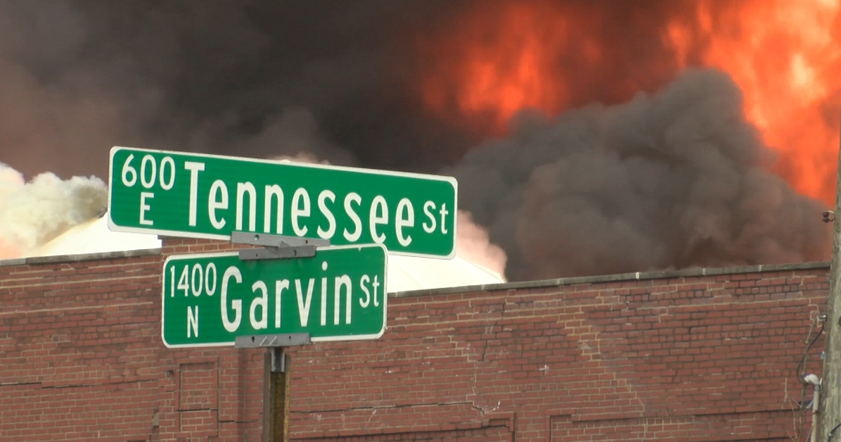 Garvin Park residents react to large warehouse fire | News | wevv.com