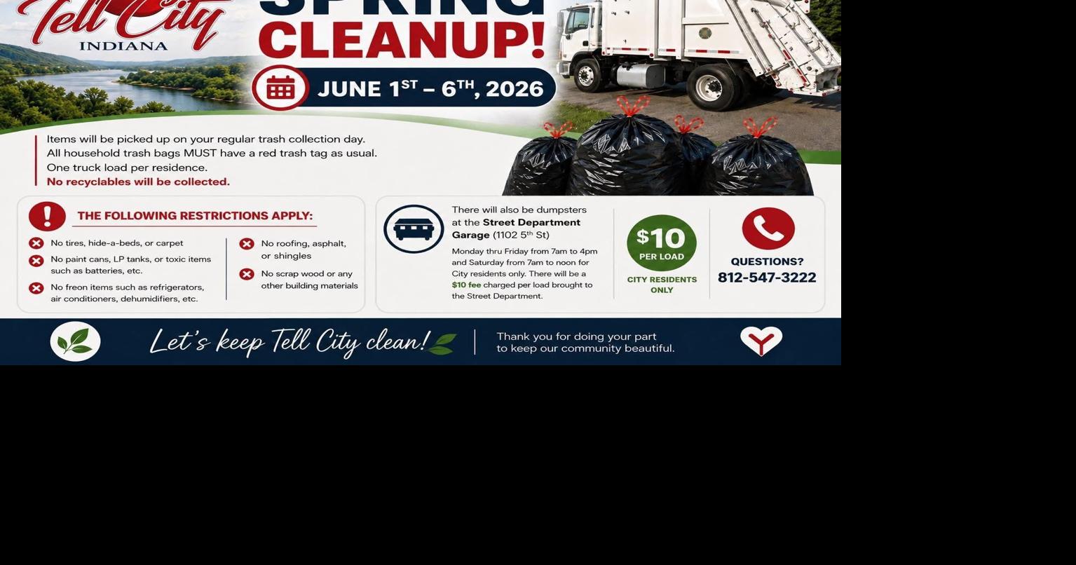 Tell City Spring Clean-Up begins this week | News | wevv.com