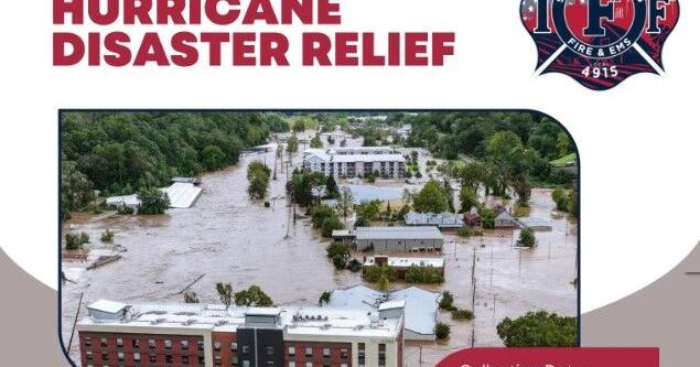 Vanderburgh County fire departments collect donations for Hurricane ...