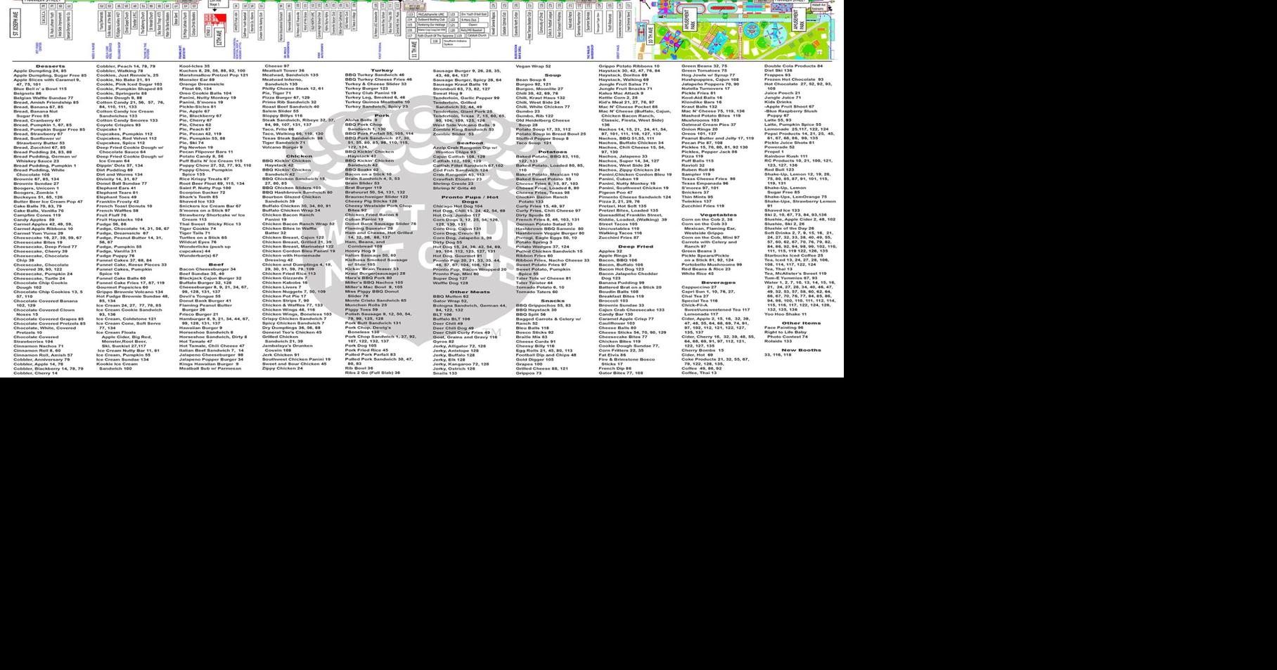 2021 Fall Festival Munchie Map is Here | Indiana | wevv.com