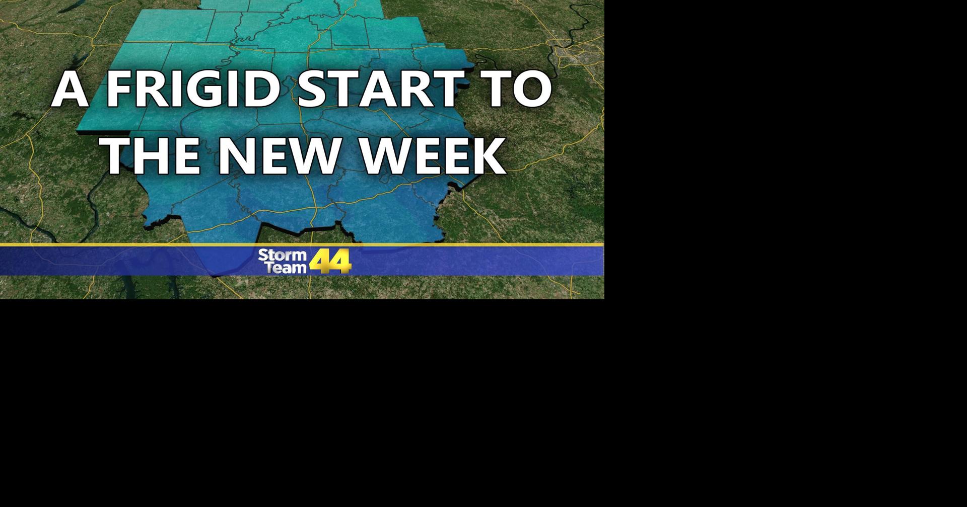 First arctic air blast of the season to result in a frigid Monday ...