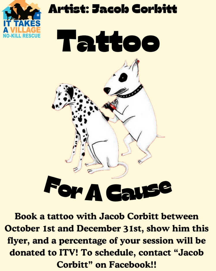 Tattoo for a cause: Evansville's Jacob Corbitt aids It Takes A Village ...