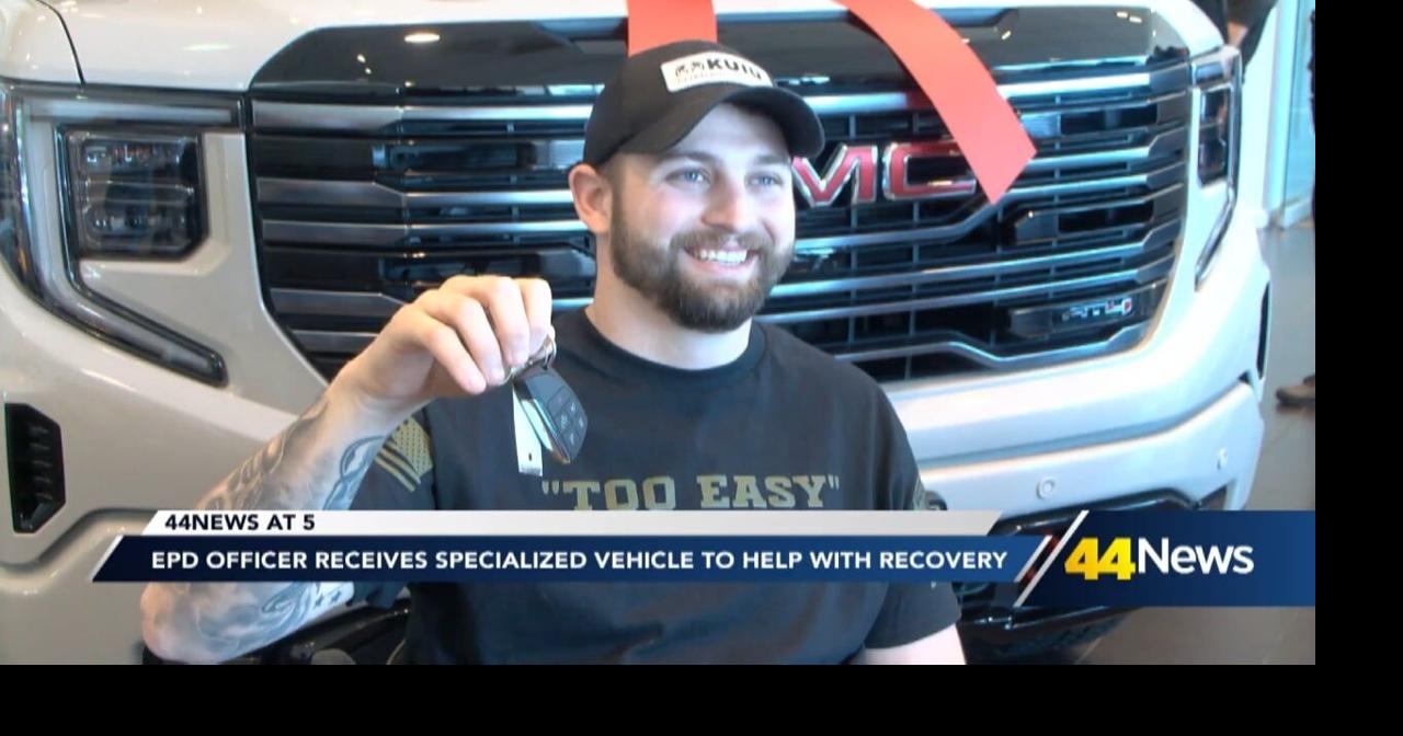 EPD Officer receives specialized vehicle to help with recovery process ...