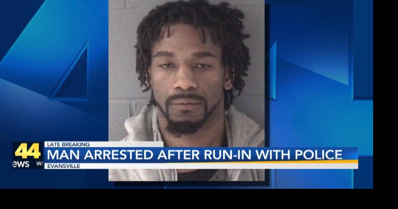Man arrested after late night run-in with Evansville Police | Video ...