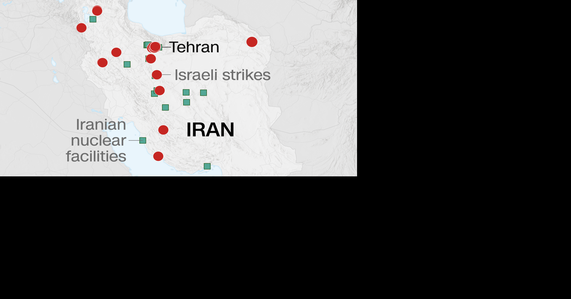 Visualizing Israeli airstrikes on Iran and retaliation in maps ...