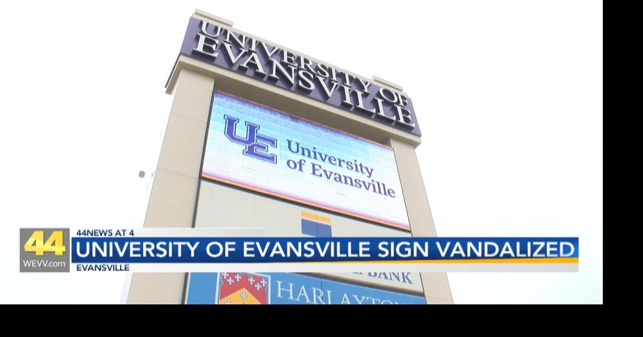 University of Evansville sign vandalized | Video | wevv.com