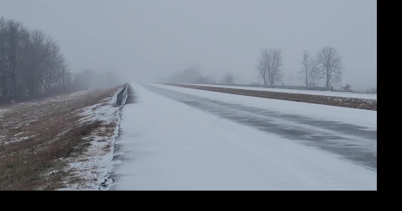 Wintry mix between Hanson and Madisonville | Video | wevv.com