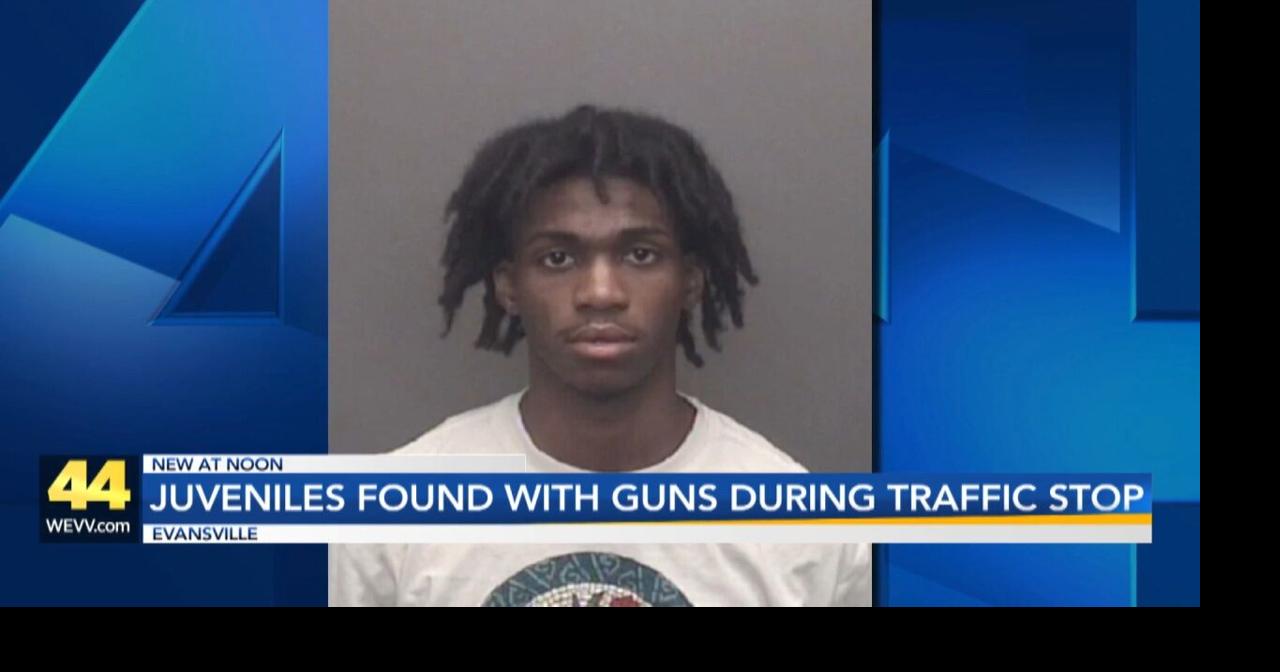 Man with felony warrant, two minors with guns pulled over in Evansville ...