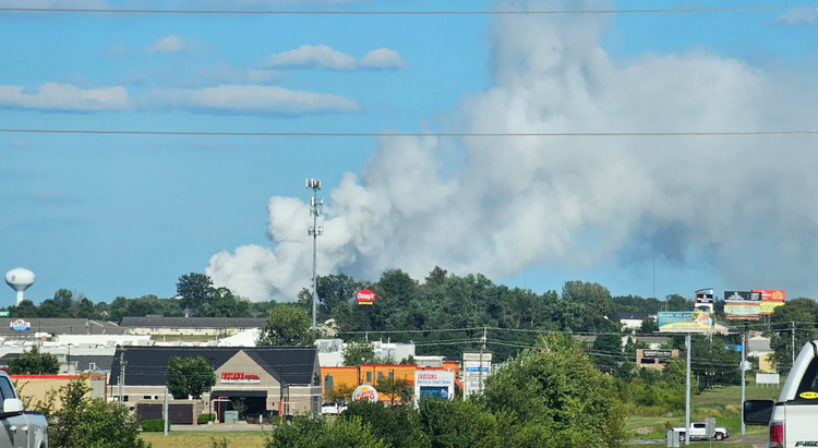 Public Safety Alert regarding the Ohio Township fire: Stay indoors as ...