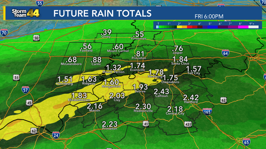 IMPACT DAY: Widespread rainfall today, flash flooding possible ...