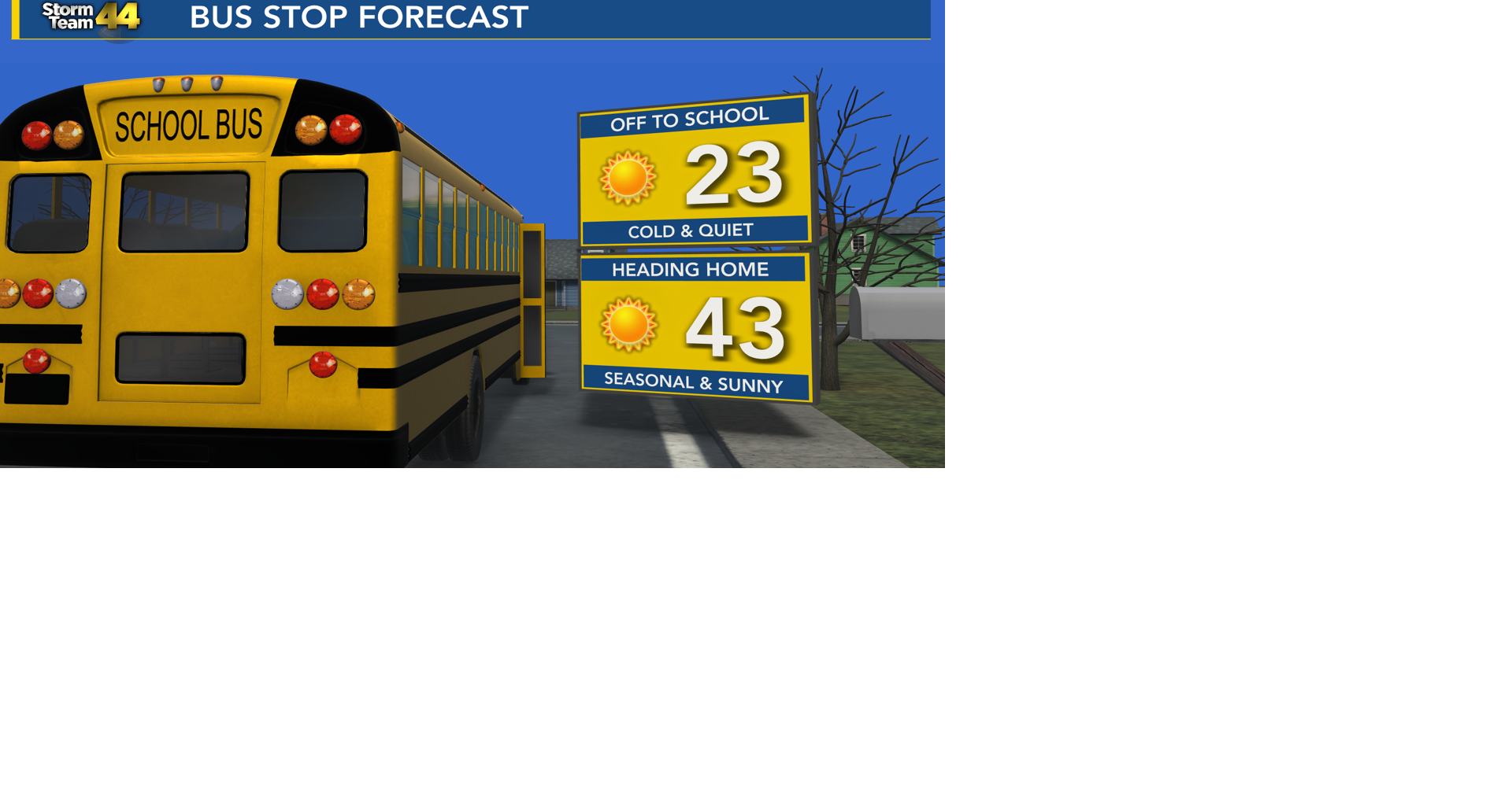 Cold and dry Monday morning; tracking a nice stretch of mild ...