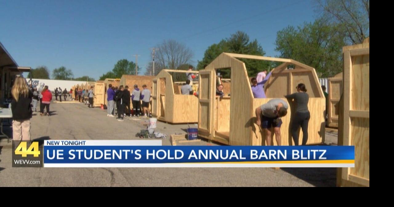 UE students hard at work with annual Barn Blitz on Saturday | Video ...