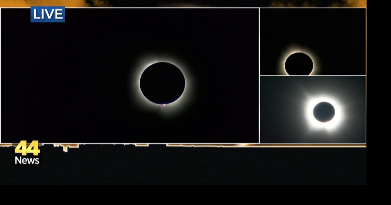 Total solar eclipse caught on camera | Video | wevv.com